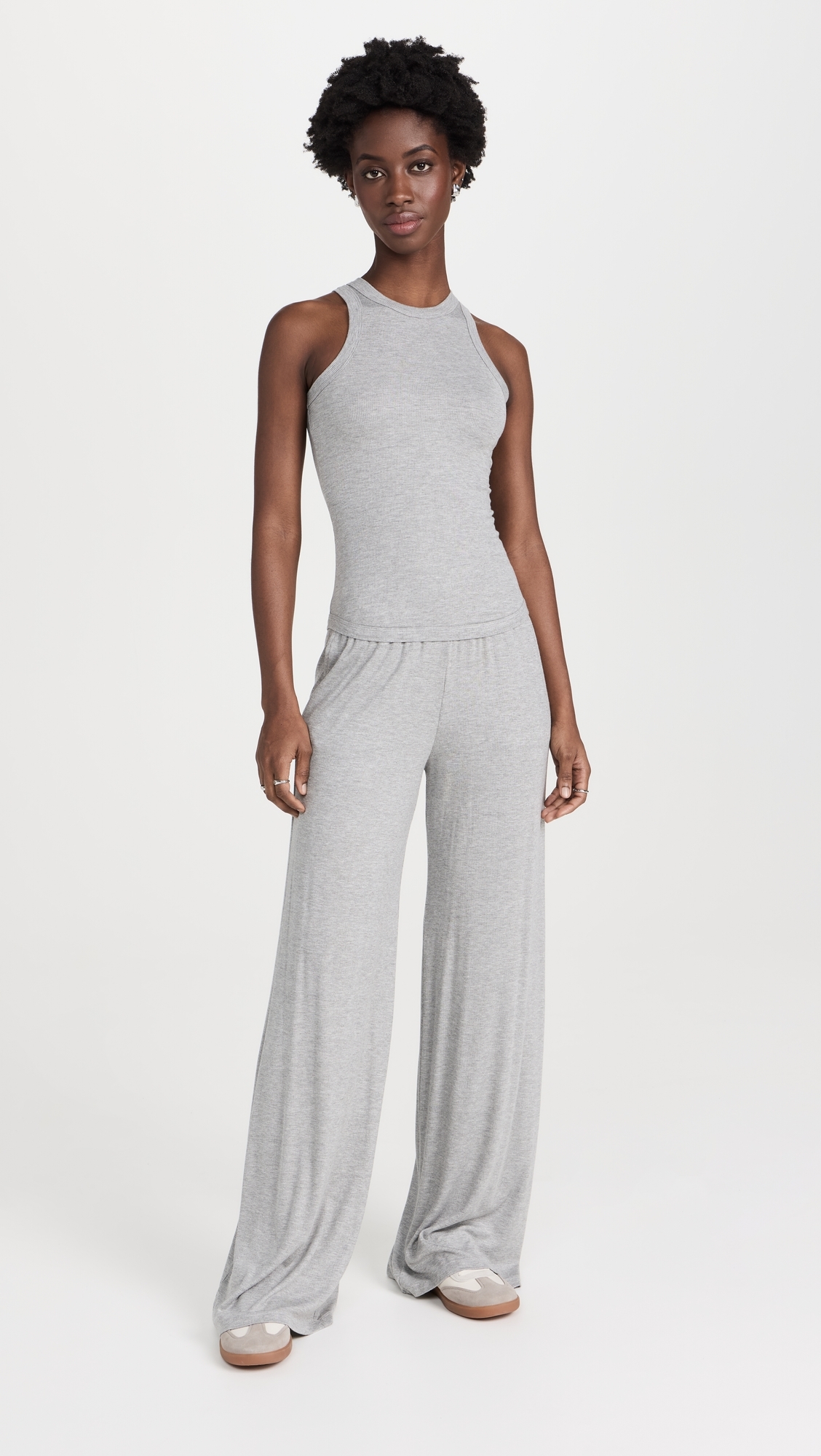SPRWMN SPRWMN Ribbed Wide Leg Pants